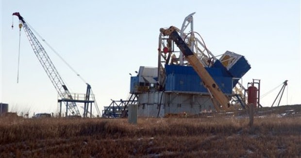 Industry Mayhem: Collapsed Oil Drill Rig